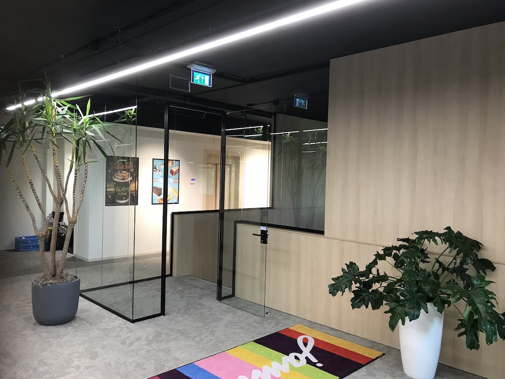 Scheidingswanden volledig glas Jamin - Vinflex